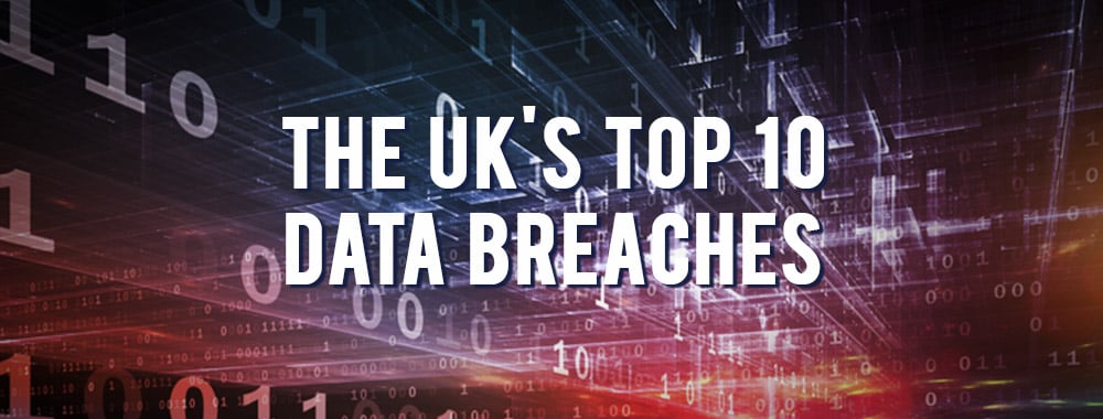 Big brands' data breaches make a sensation. The UK's Top 10